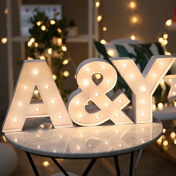 Light up Letters - Etsy