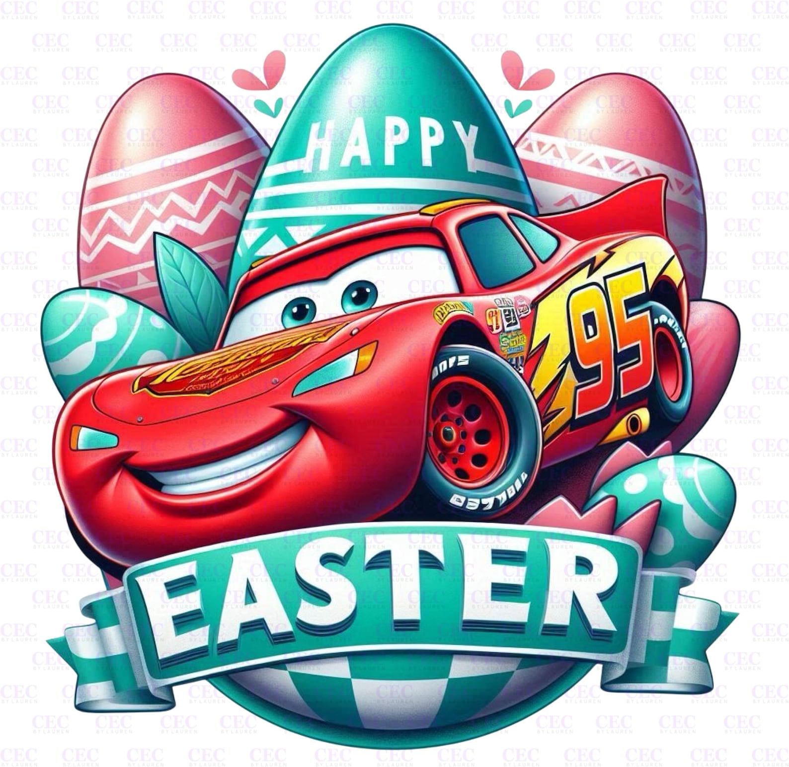Trending EASTER, Cars, Mcqueen, Lightning, Easter Eggs, Red Car, Mug ...