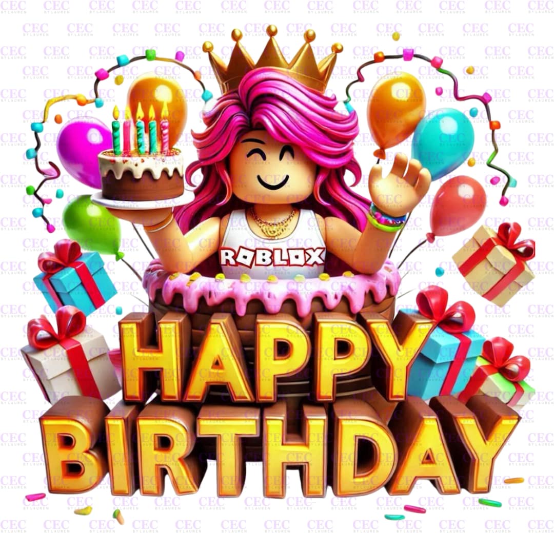 Trending Happy Birthday, Roblox, Robux, Girl, Birthday, Boy, Roblox ...