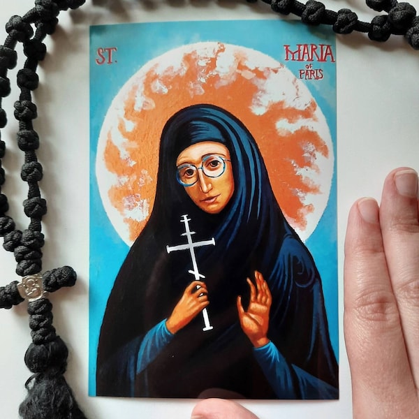 St Maria of Paris Icon - Etsy