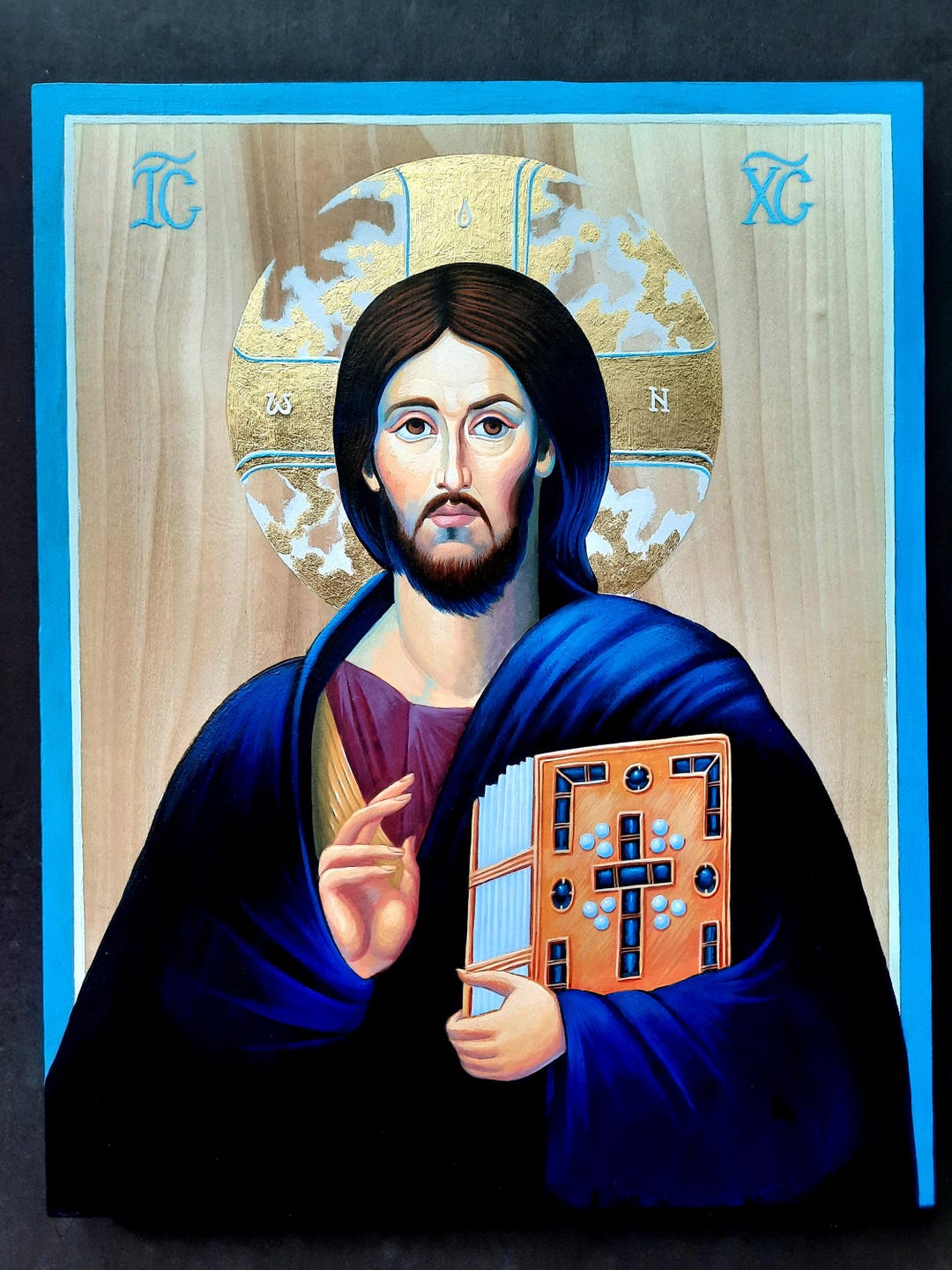 Preorder Christ Pantocrator of Mount Sinai Modern Styled Orthodox Icon ...