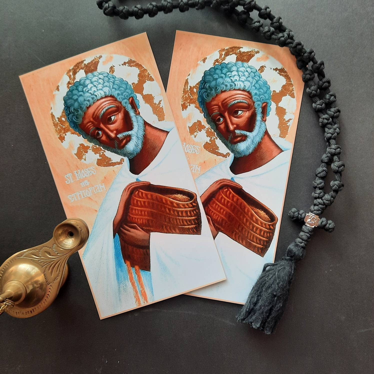 Saint Moses the Ethiopian Icon Print - Etsy