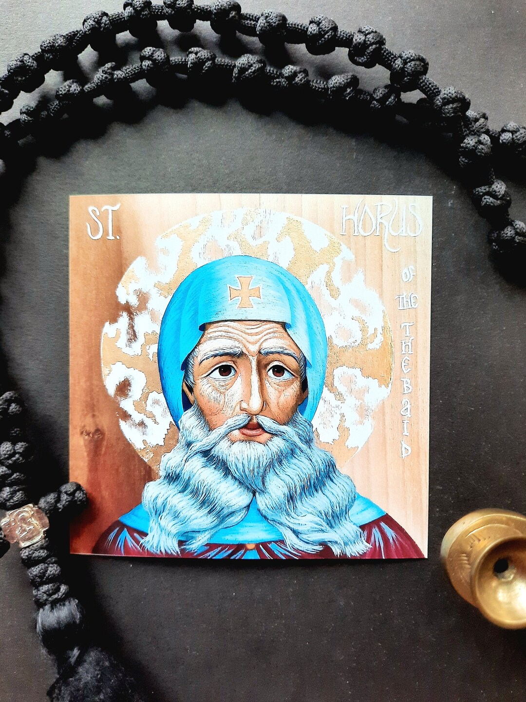 Saint Horus of the Thebaid Icon Print - Modern Orthodox Christian Icons ...