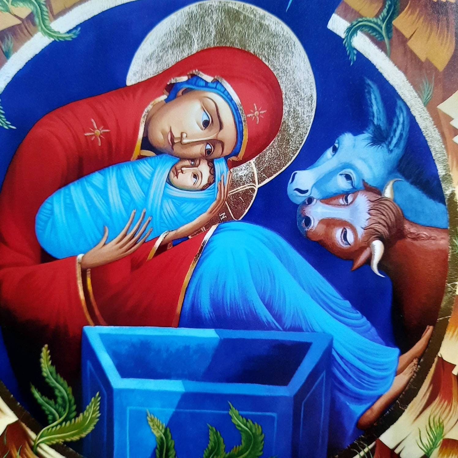 Nativity of Our Lord Jesus Christ Icon Print Christmas Print - Etsy