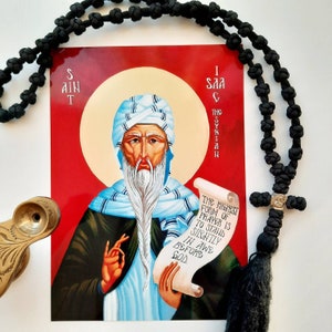 Saint Isaac the Syrian Icon Print - St Isaac of Syria - Traditional ...