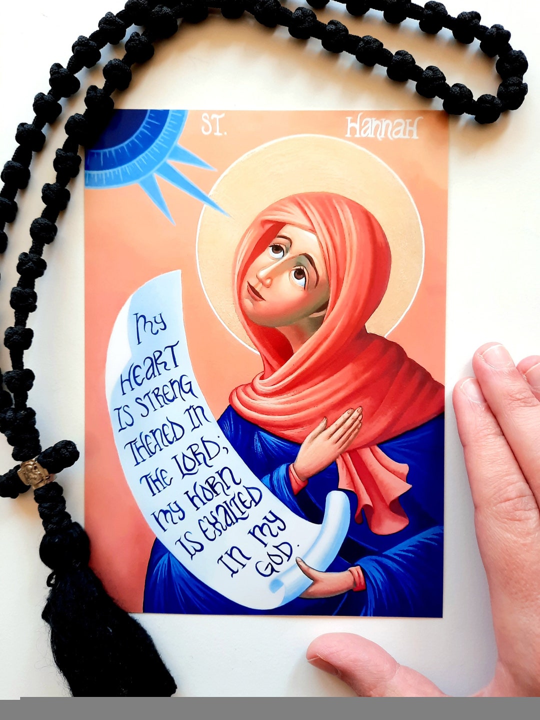 Saint Hannah the Prophetess Icon Print - Mother of the Prophet Samuel ...