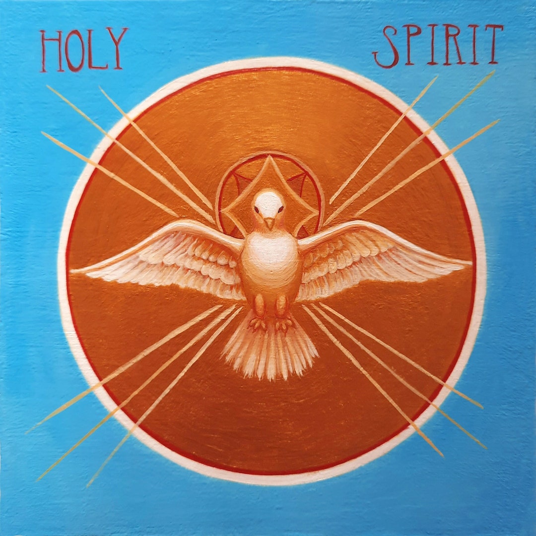 Holy Spirit Icon Print - Pentecost Icon - Etsy
