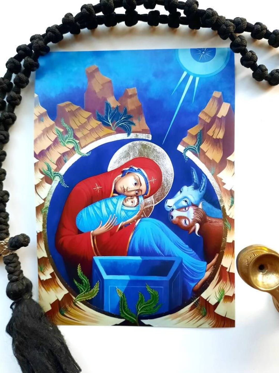 Nativity of Our Lord Jesus Christ Icon Print Christmas Print Orthodox ...