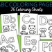 Alphabet Coloring Pages, Preschool Coloring Pages, Preschool Activity ...