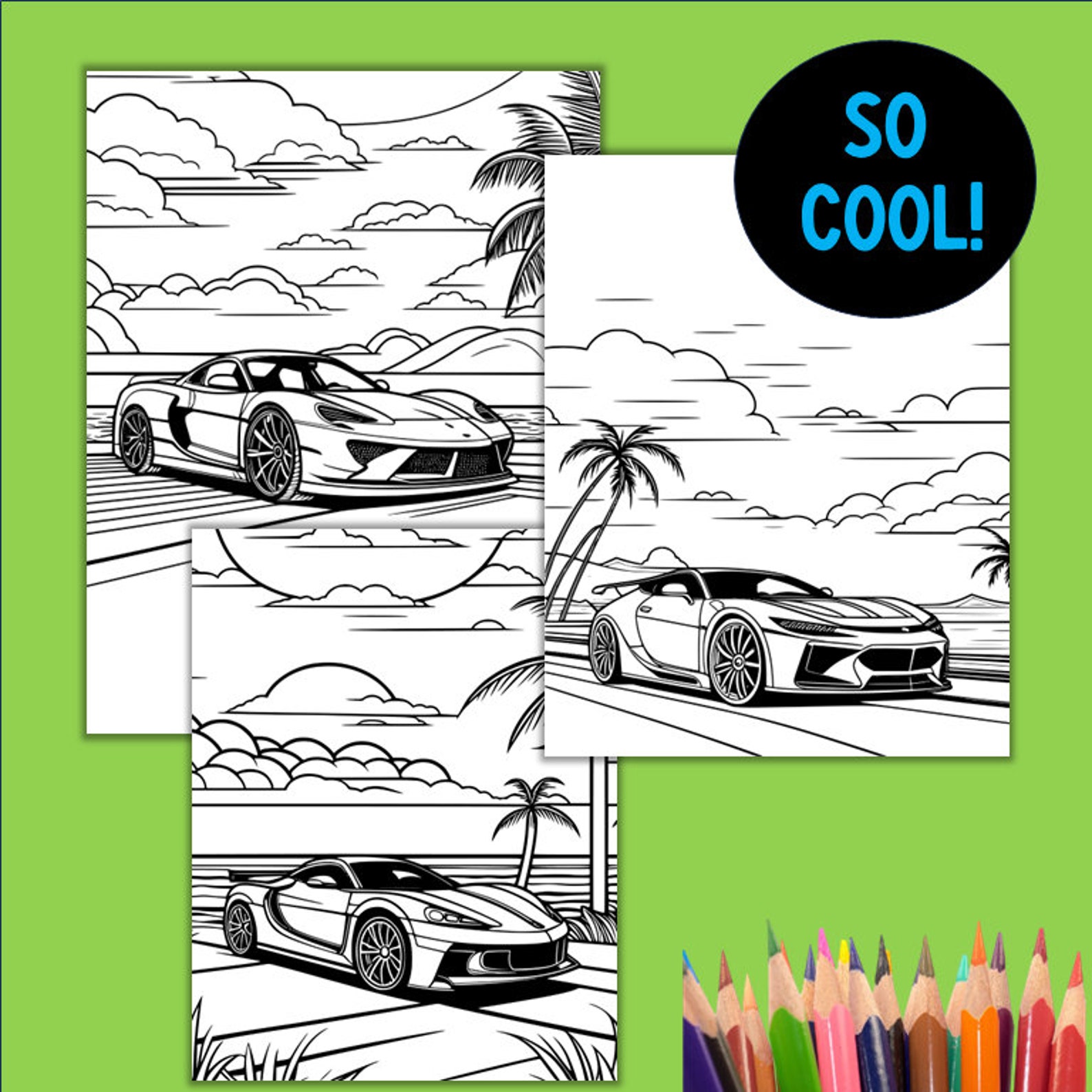 Printable Sports Car Coloring Pages for Kids, Cool Coloring Pages for ...