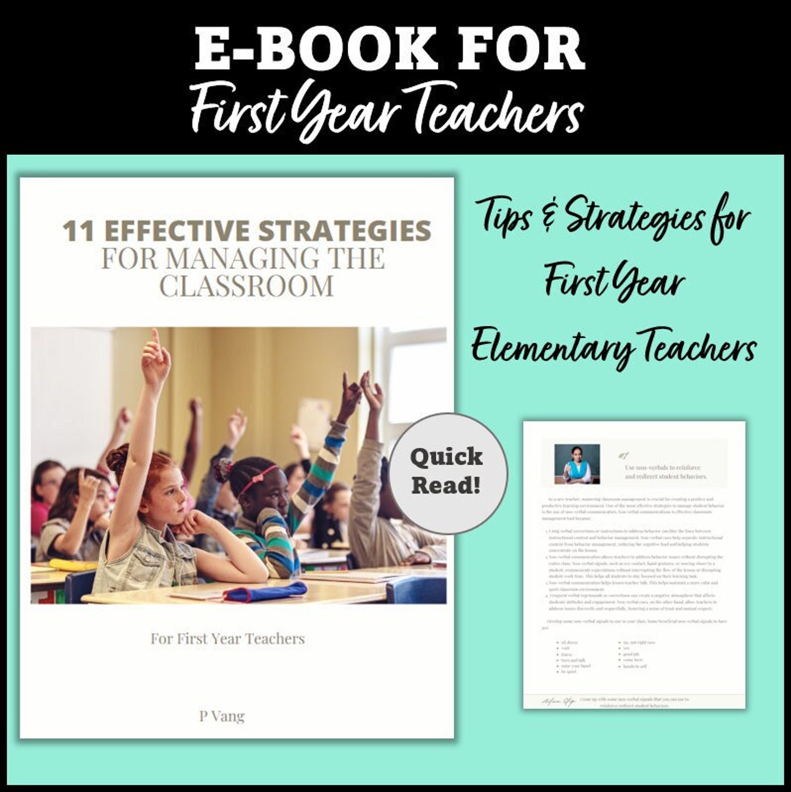 New Teacher Guide or First Year Teacher Ebook & Teacher Resources for ...