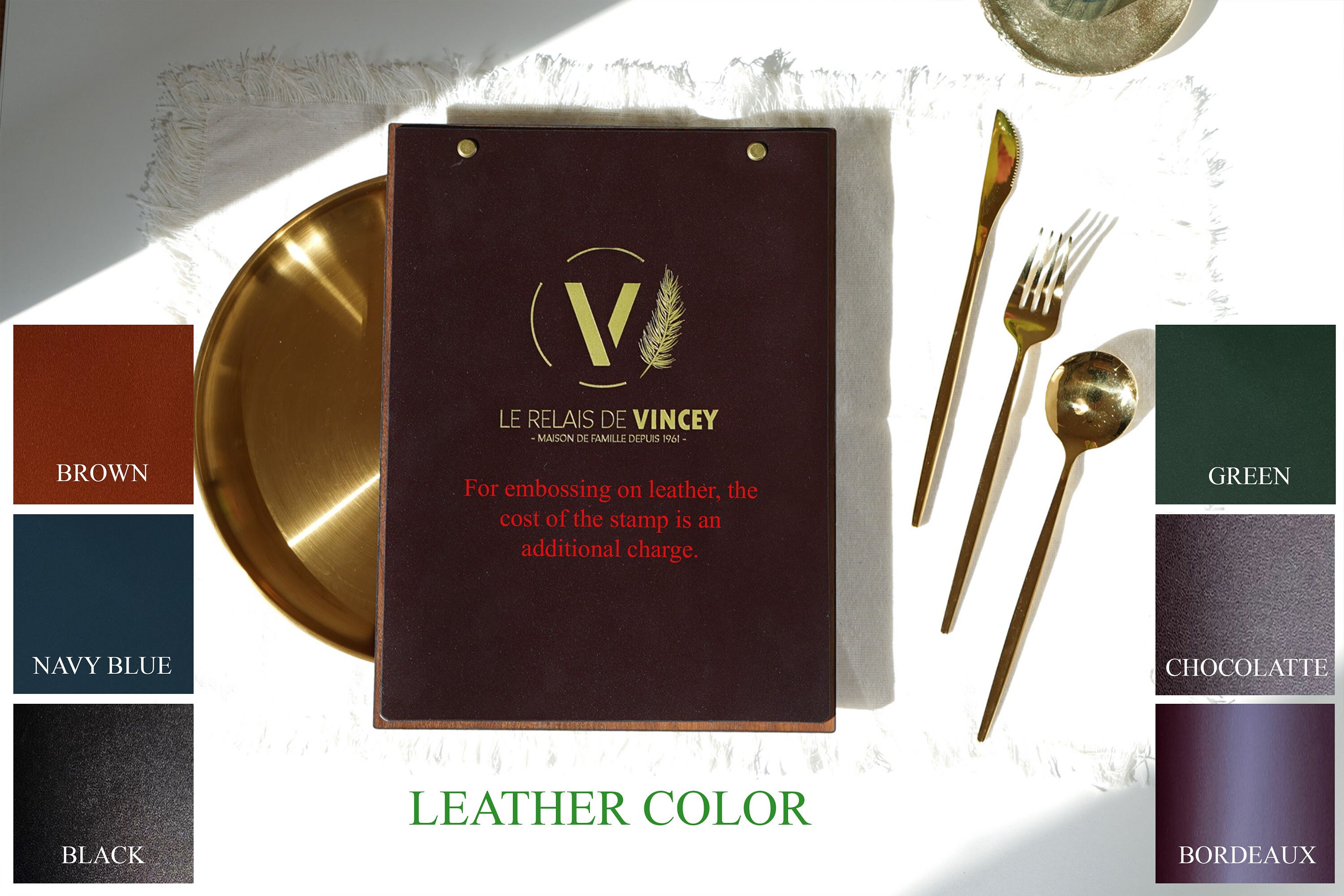 Menu Folder for A4 and US Letter Sheets Elegant Ashwood and - Etsy