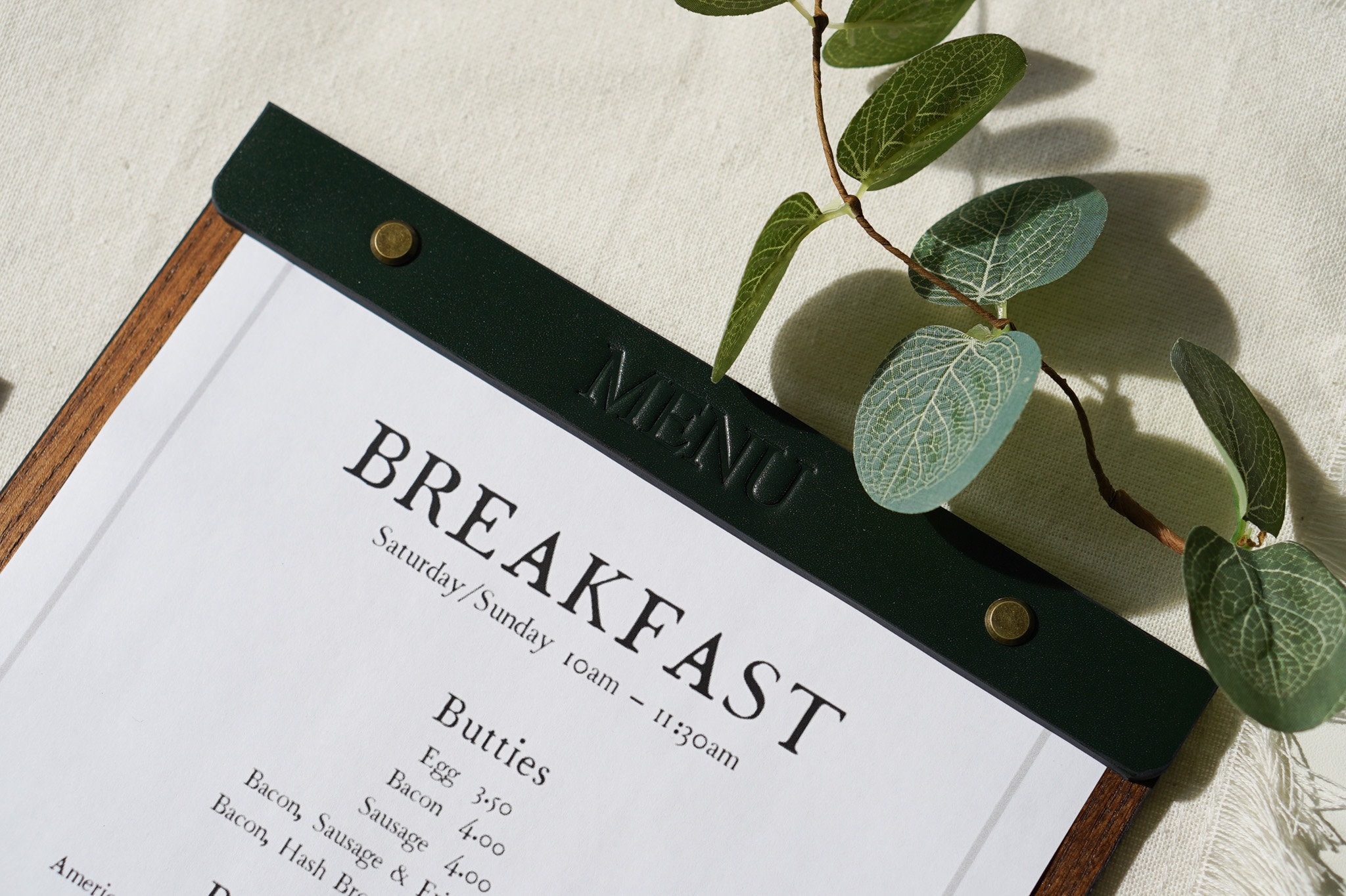 Ashwood Menu Board Menu Folder Letter Size Menu Board A4 - Etsy