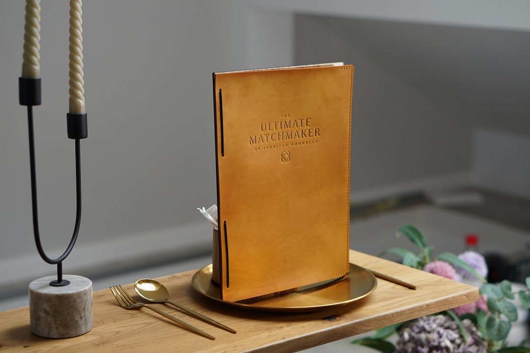 Menu Folder for A4 and US Letter Sheets Elegant Ashwood and - Etsy