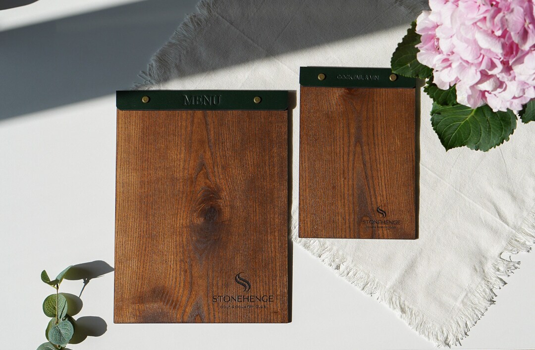 Ashwood Menu Board Menu Folder Letter Size Menu Board A4 - Etsy