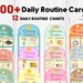 Daily Routine Cards, Visual Schedule, Printable Daily Routine Charts ...