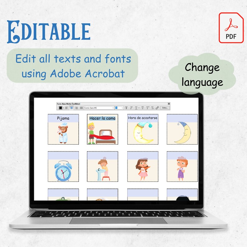 Printable Routine Cards, Visual Schedule, Toddler Daily Routine Chart ...