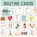 Routine Cards, Visual Schedule, Toddler Routine Cards, School and Chore ...