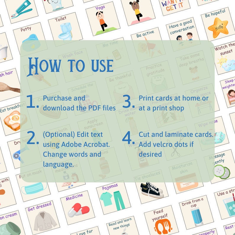 Printable Routine Cards, Visual Schedule, Toddler Daily Routine Chart ...