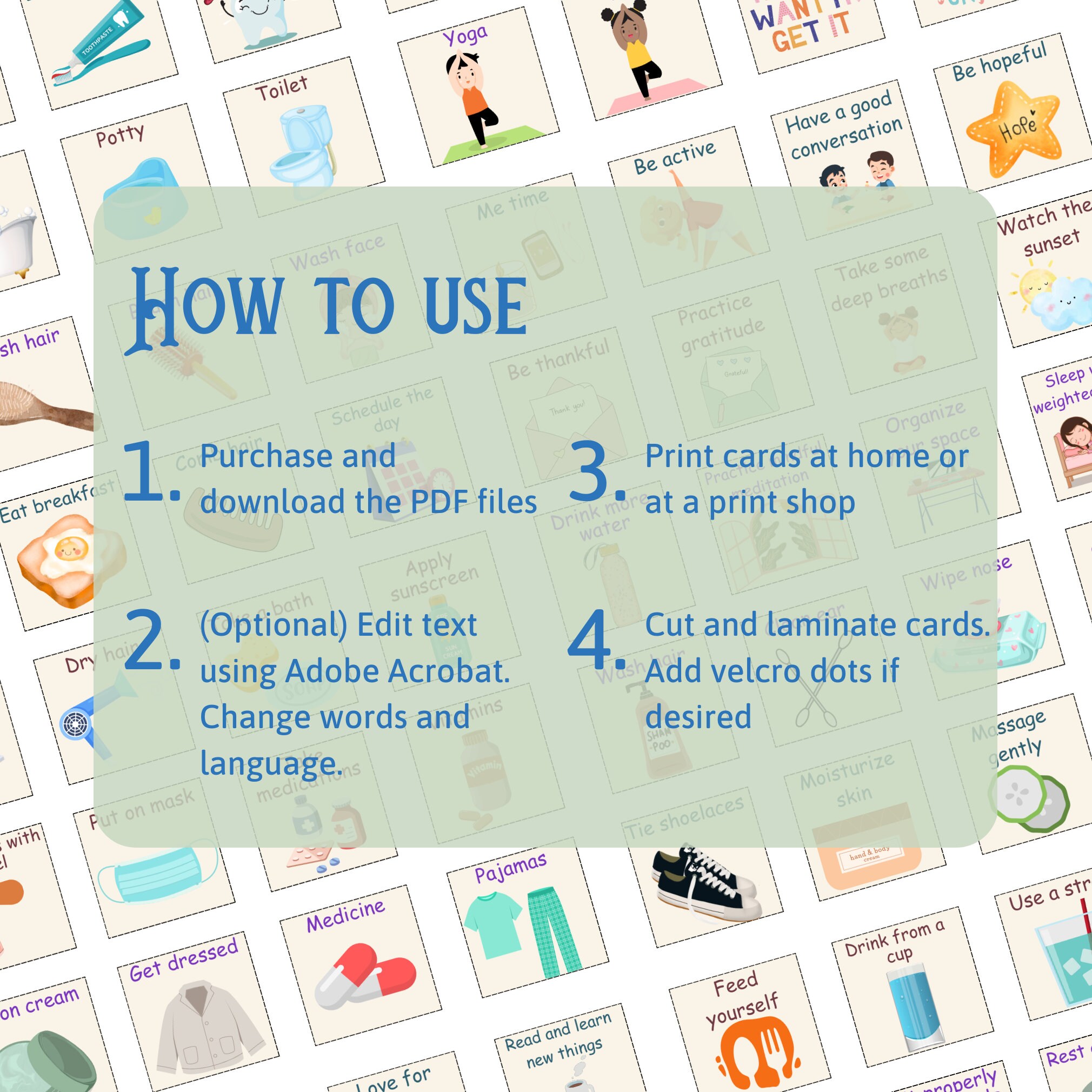 Printable Routine Cards, Visual Schedule, Toddler Daily Routine Chart ...