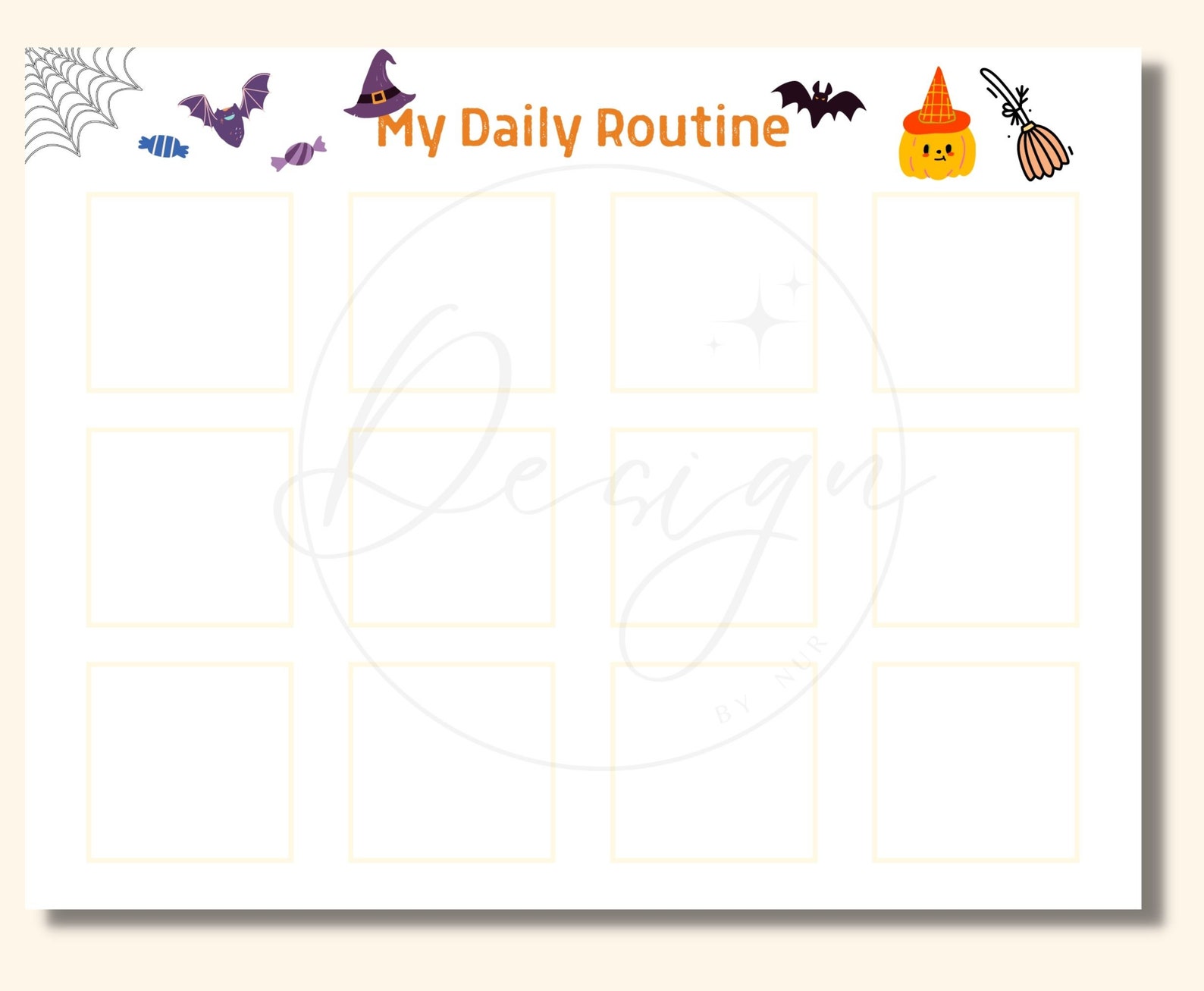 Halloween Daily Routine Charts Toddler Routine Checklist - Etsy