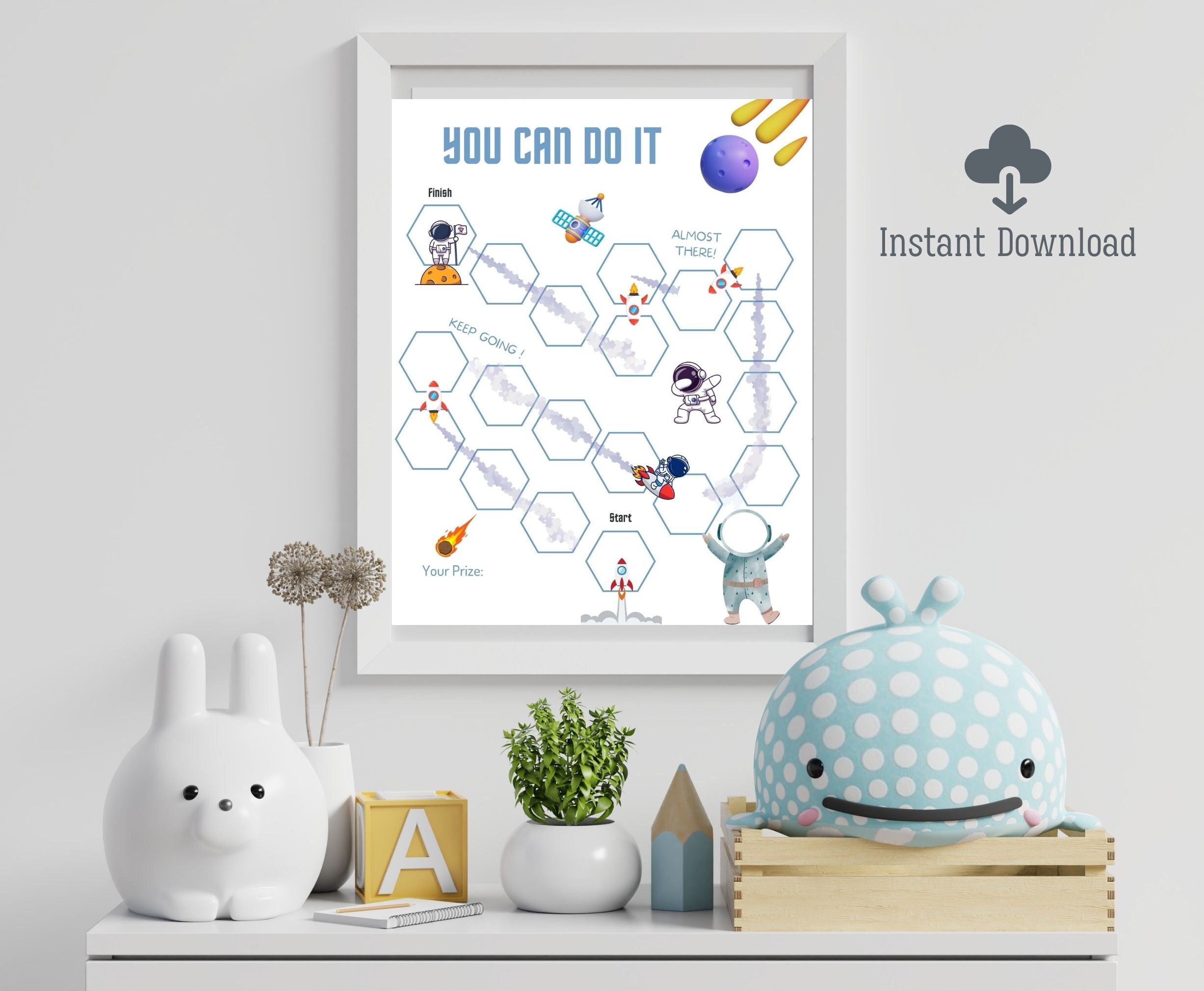Printable Reward Chart | Behavior Chart | Daily Chore Chart | Kids ...