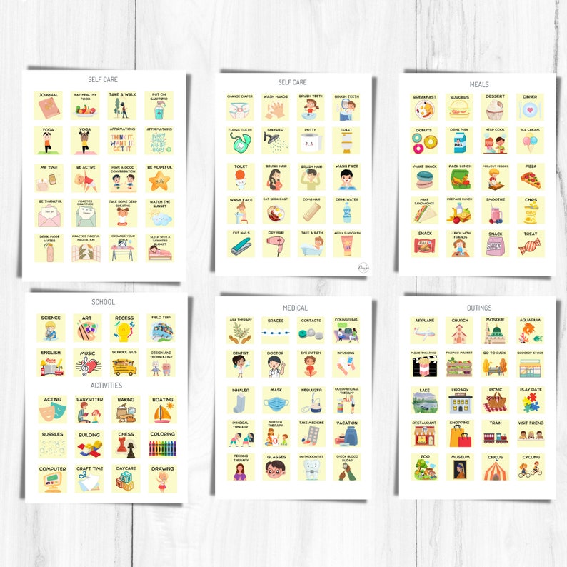 Daily Routine Cards, Visual Schedule, Printable Daily Routine Charts ...