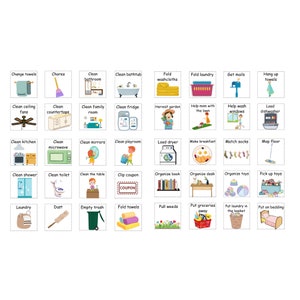 Printable Daily Chore Cards, Toddler Chores, Preschool Routine, Kids ...