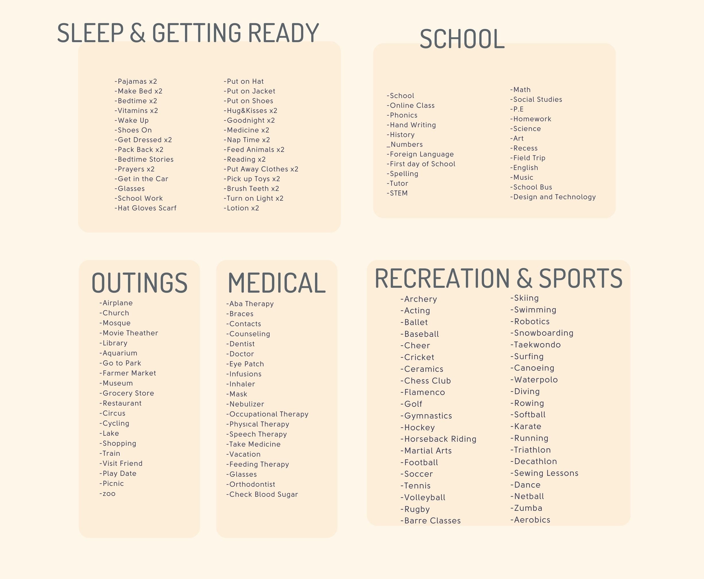 Daily Routine Cards, Visual Schedule, Printable Daily Routine Charts ...