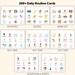 200 Daily Routine Cards, Editable Kids Daily Rhythm Cards, Toddler ...