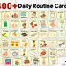 Daily Routine Cards, Visual Schedule, Printable Daily Routine Charts ...