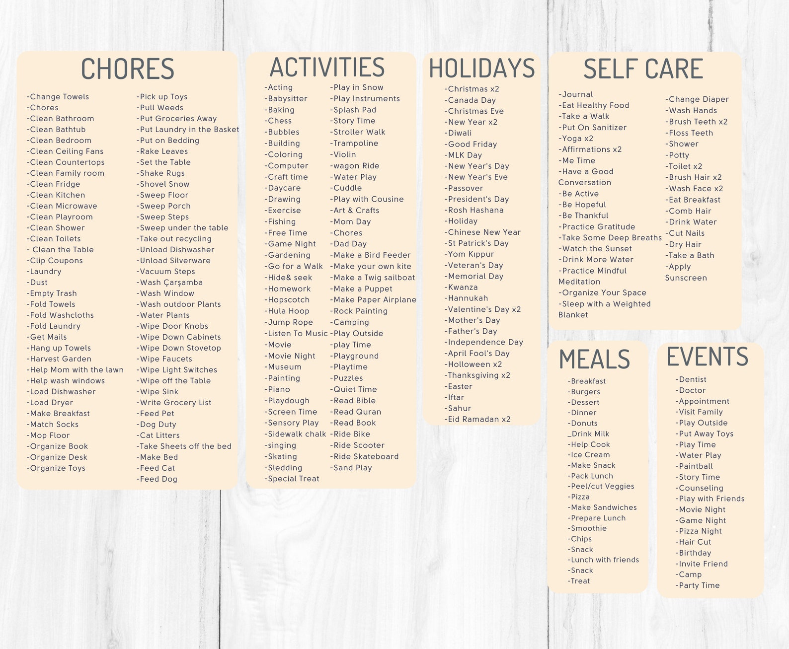 Routine Cards, Visual Schedule, Toddler Routine Cards, School and Chore ...