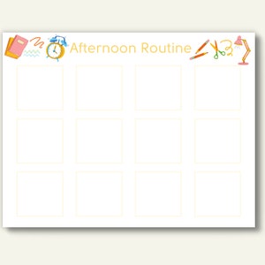 Kids Daily Routine Cards & Charts, Toddler Routine Checklist, Kids ...