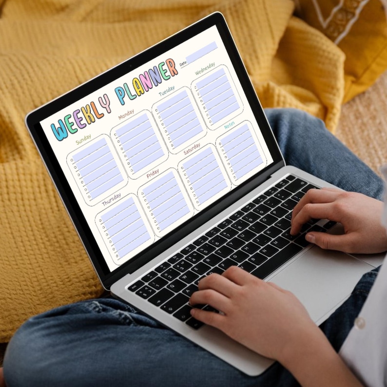 Editable Weekly Planner | Printable, Digital | Weekly Planner PDF ...