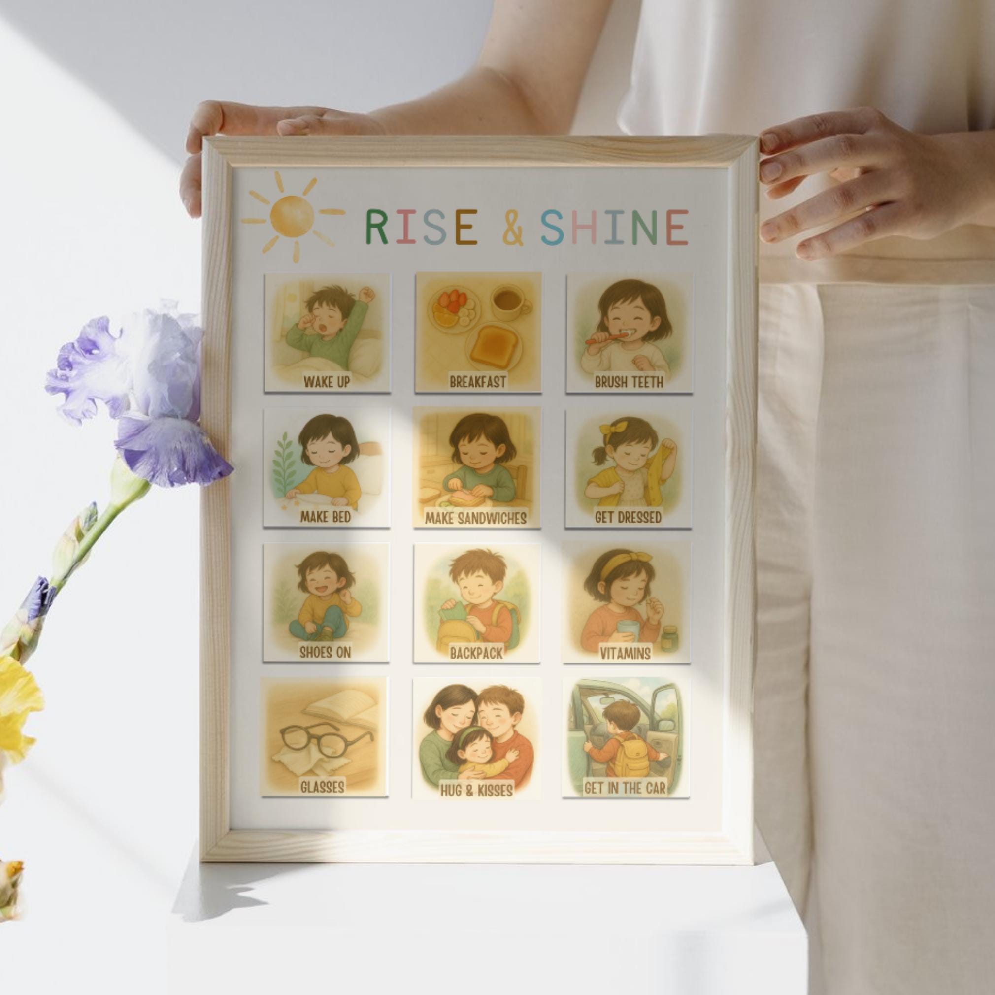 Daily Routine Cards, Visual Schedule, Toddler Routine Chart, Kids Daily ...