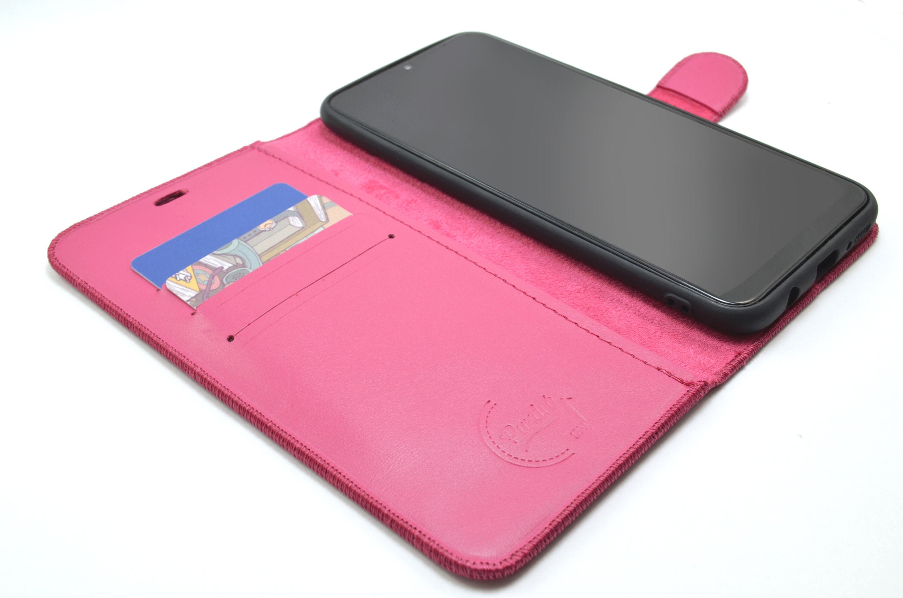 Cuir Phone cas iPhone, Samsung Galaxy, Huawei rose - Etsy Canada