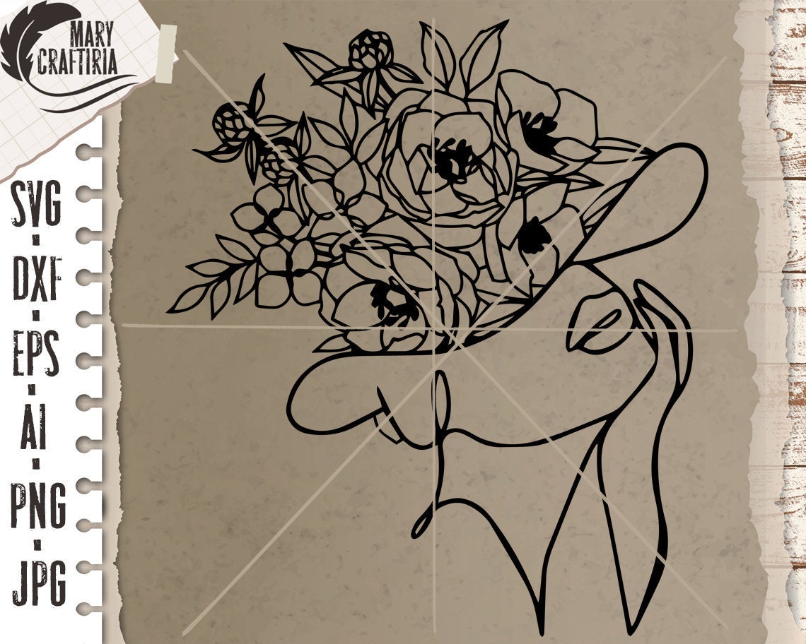 Lady Clipart Svg Dxf Eps Cut Files Svg Dxf Files for - Etsy