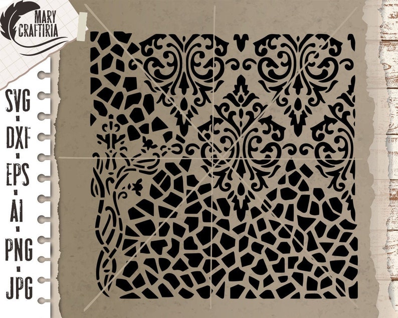 Stencils Background Svg, Dxf, Stencils Pattern Svg, Stencils Dxf, Eps ...