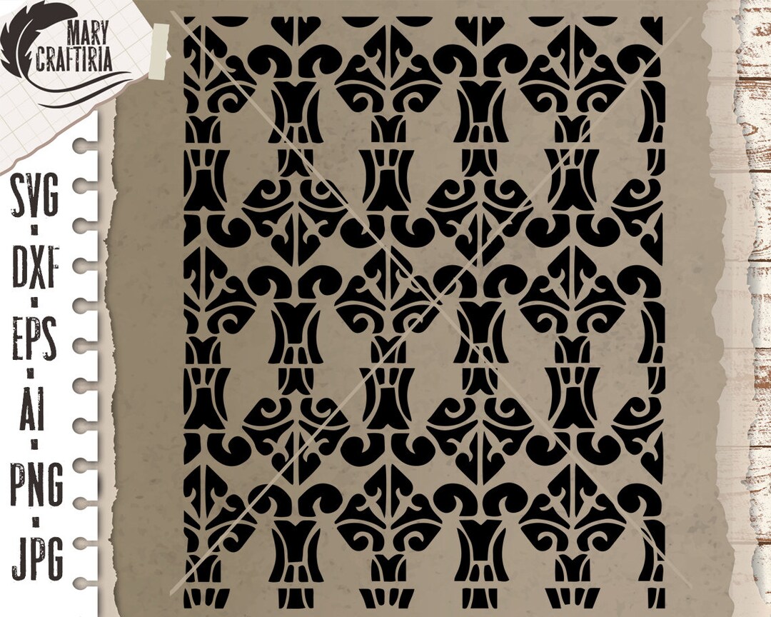 Stencil Background Svg, Dxf, Eps, Png, Ai, Cutt Files Svg, Files for ...