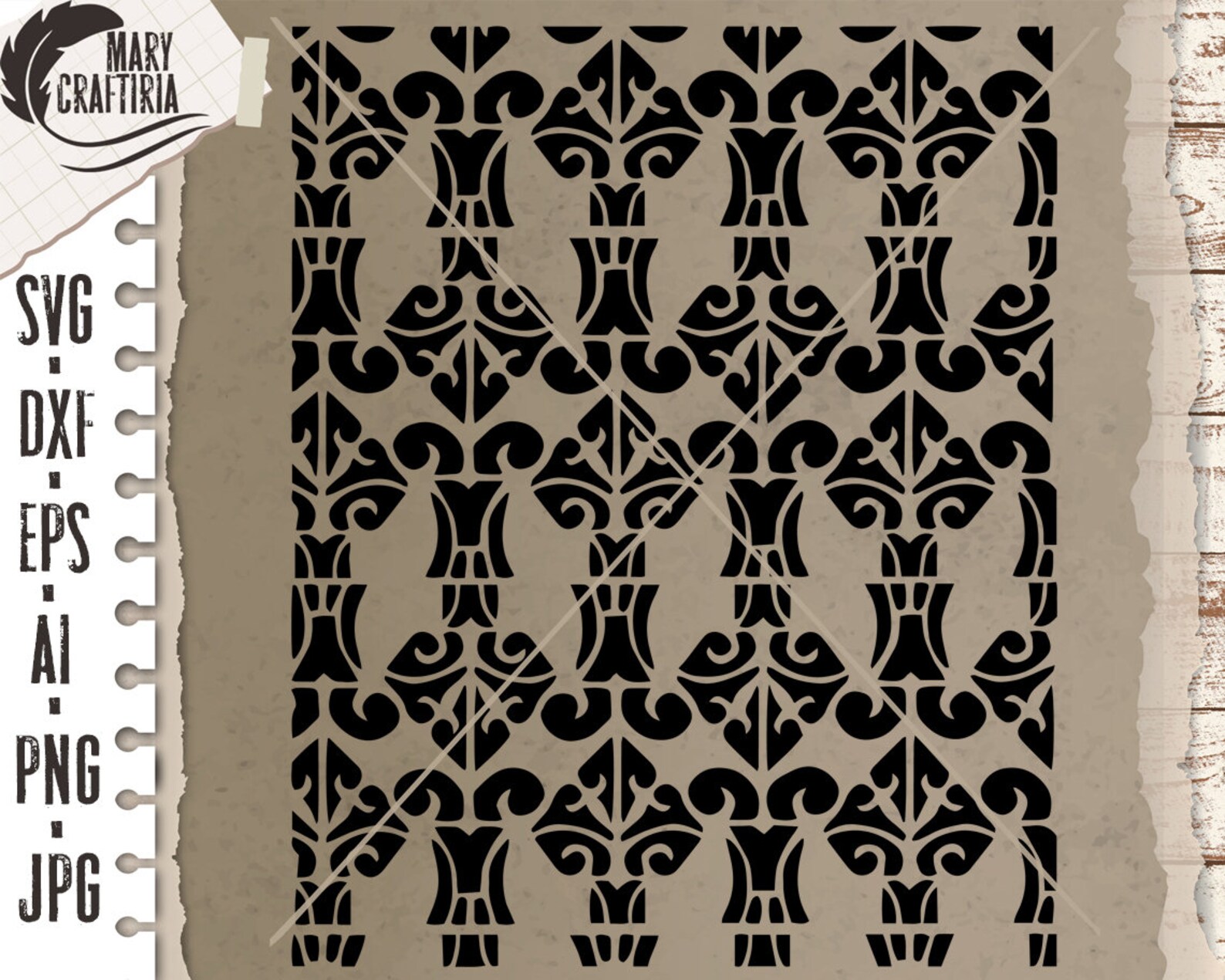 Stencil Background Svg, Dxf, Eps, Png, Ai, Cutt Files Svg, Files for ...