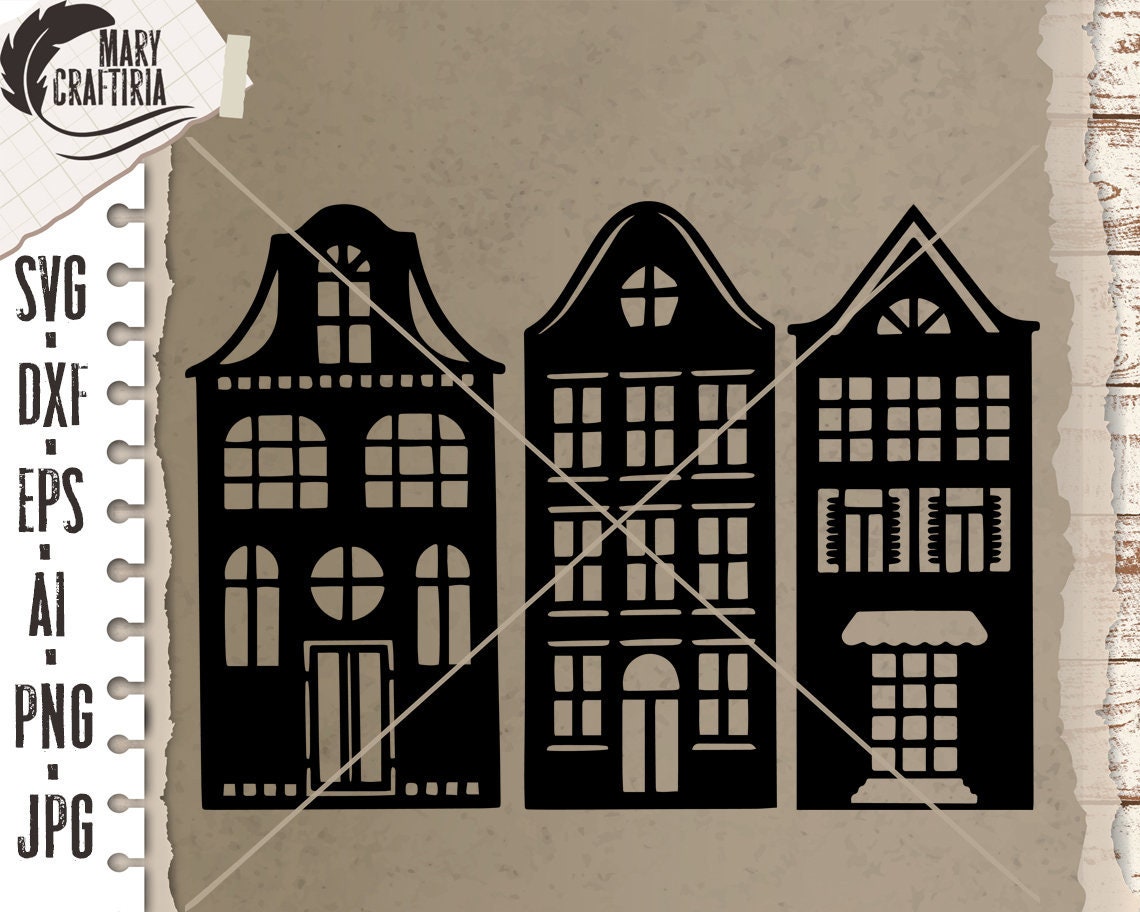 House Svg Home Dxf Eps Files for Cricut Silhouette Cameo | Etsy