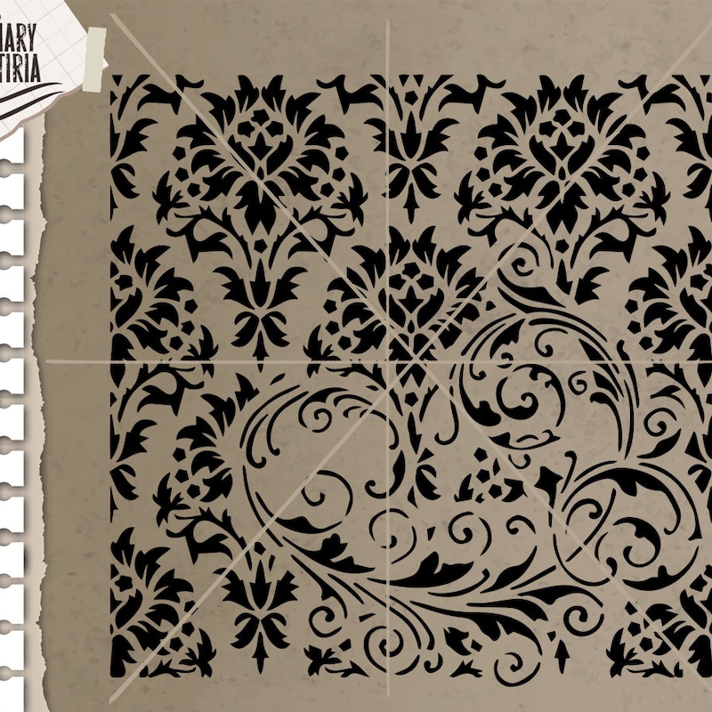 12 X 12 Stencil - Etsy