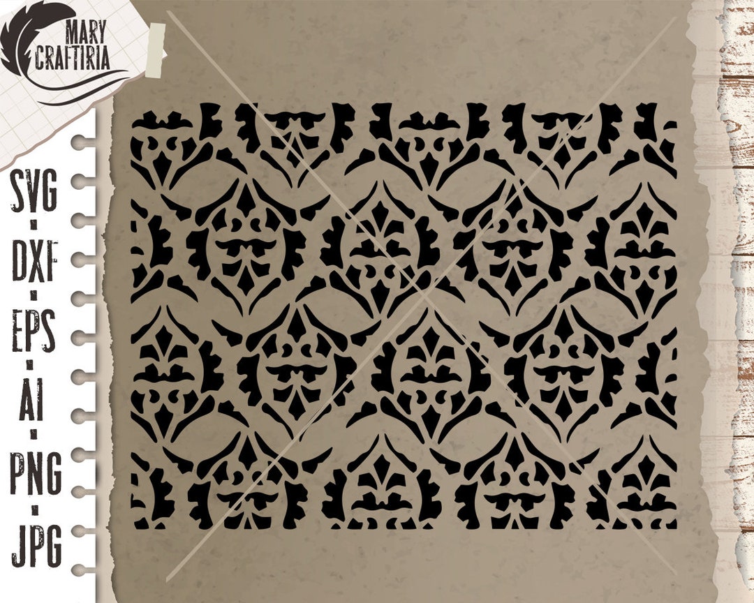 Stencil Background Svg, Dxf, Eps, Png, Ai, Cutt Files Svg, Files for ...