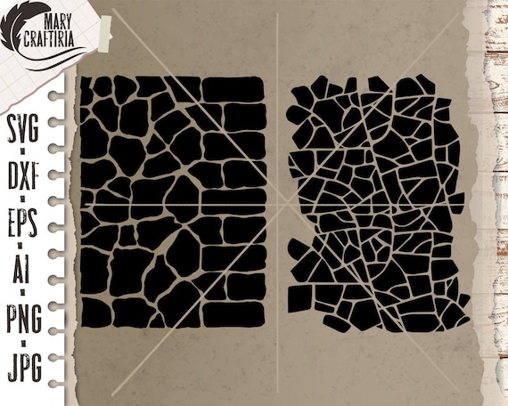 Stencil Stone Svg Dxf Stencils Wall Svg Stencil Dxf Eps | Etsy