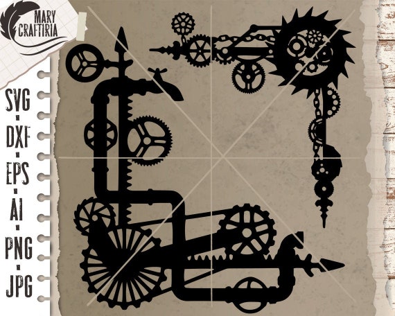 Steampunk Clipart Svg Steam Mechanism Svg Cut Files Svg - Etsy