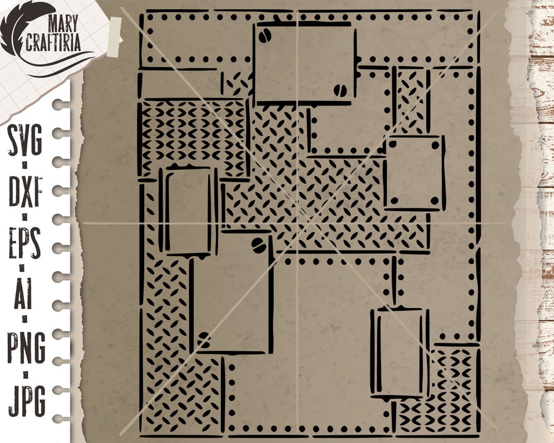 Stencil Steel Svg, Eps, Dxf, Cut Files Svg, Files for Cricut ...