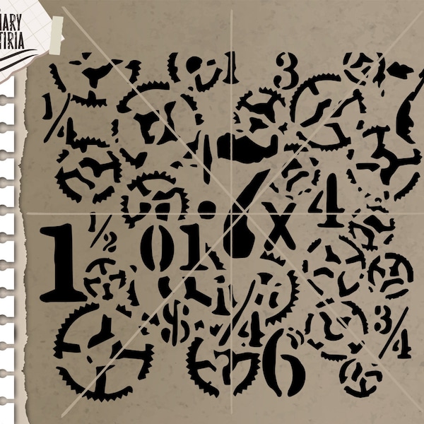 Stencil Numbers - Etsy