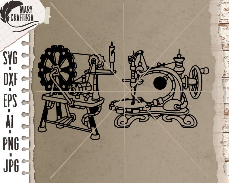 Sewing Machine Svg Dxf Eps Machine Svg Cut File Svg Files | Etsy