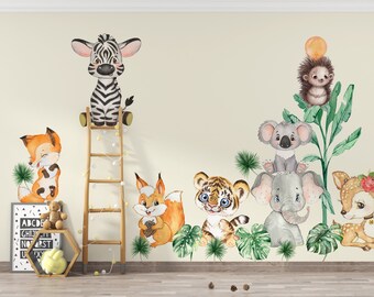 Safari Wall Stickers - Etsy