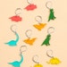 Set of 5 Pairs of Cute & Cheeky Fun Dinosaur Earrings - Etsy